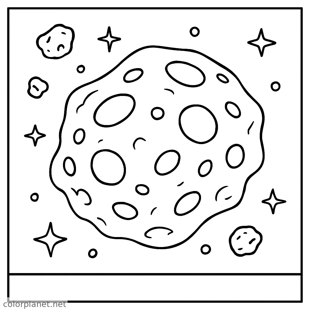Asteroid Adventure Coloring Page – Free Printable - ColorPlanet